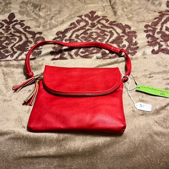 Strut! | Bags | Nwt Womens Red Shoulder Purse With Adjustable Strap ...